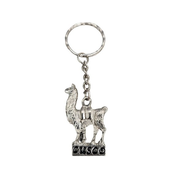 Unbranded | Other | Cusco Peru Keychain Alpaca Lama Silver Colored ...